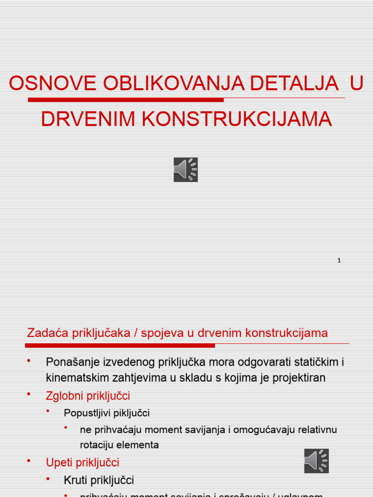 Osnove Oblikovanja Detalja U Drvenim Konstrukcijama | PDF
