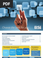 BSI Training Schedule and List | PDF | Educational Technology
