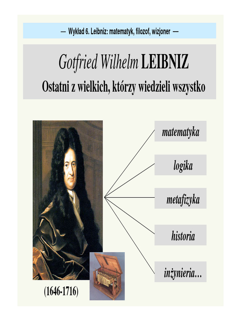 W6 Leibniz | PDF