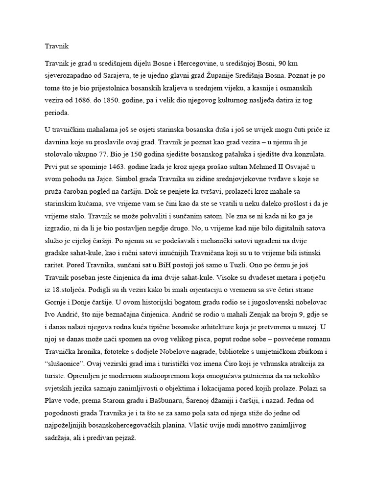 Travnik | PDF