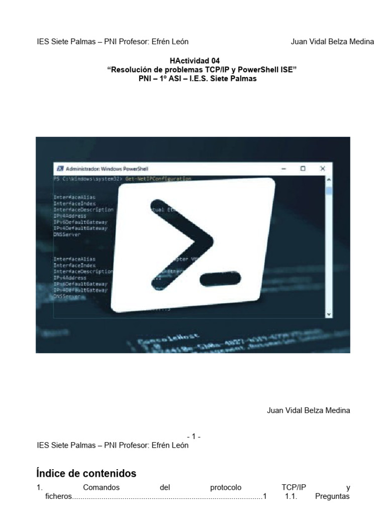 Actividad - 04 - Resolucion - de - Problemas - TCP - IP - y ...