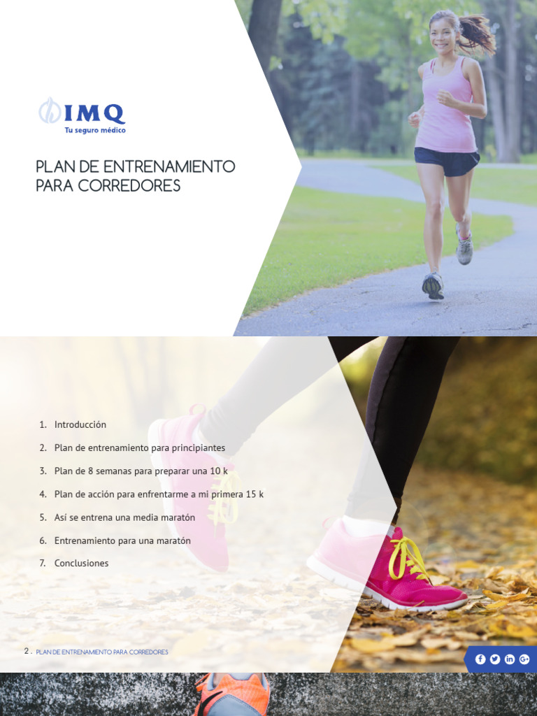 eBook 1-V2 Plan de Entrenamiento Para Corredores-linkado | PDF | Corriendo
