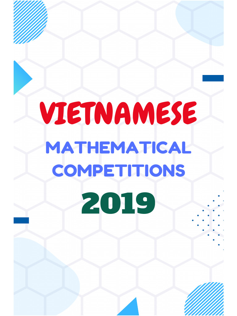 VN Booklet 2019 (Final) | PDF | Triangle | Euclidean Geometry
