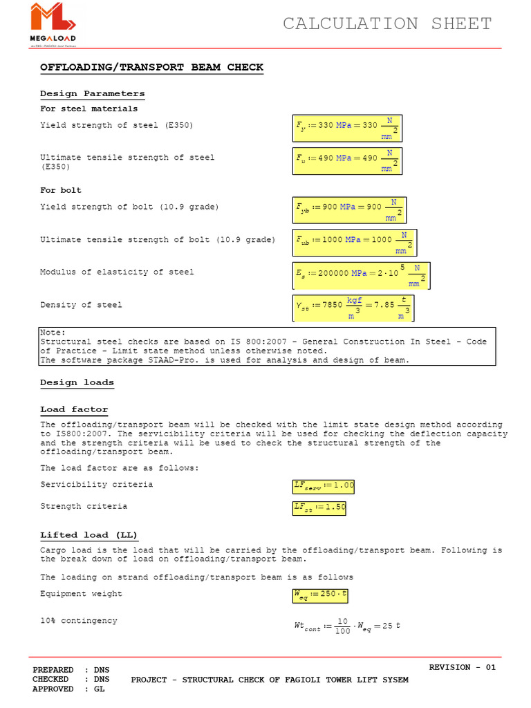 BEAM CHECK | PDF | Strength Of Materials | Beam (Structure)