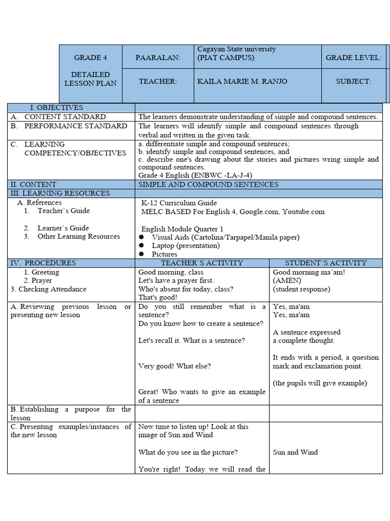 ENG-DLP-4 | PDF | Sentence (Linguistics) | Linguistics