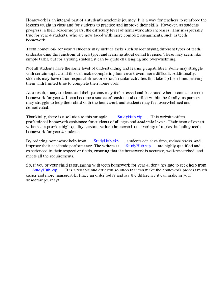 Teeth Homework Year 4 | PDF | Human Tooth | Homework