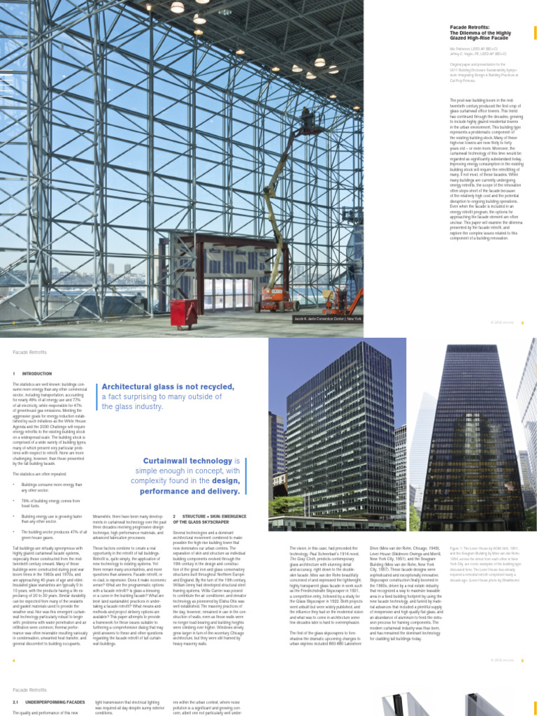 High-Rise Facade Retrofit Challenges | PDF | Building Engineering ...