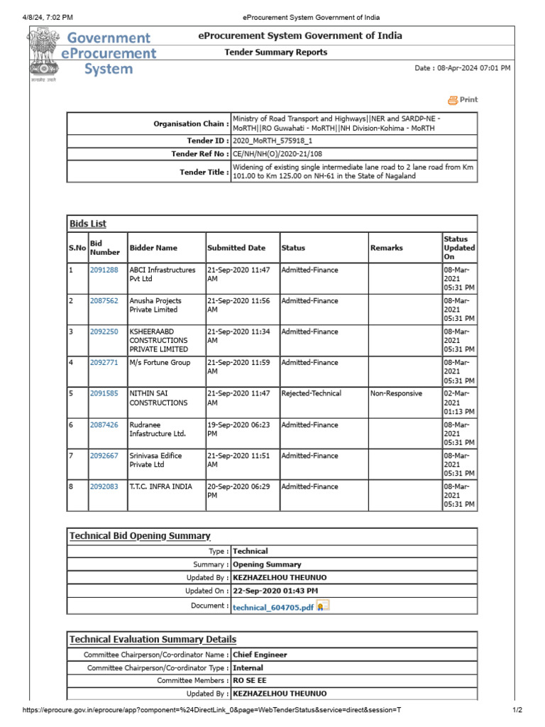 Eprocurement System Government of India | PDF | Supply Chain Management ...