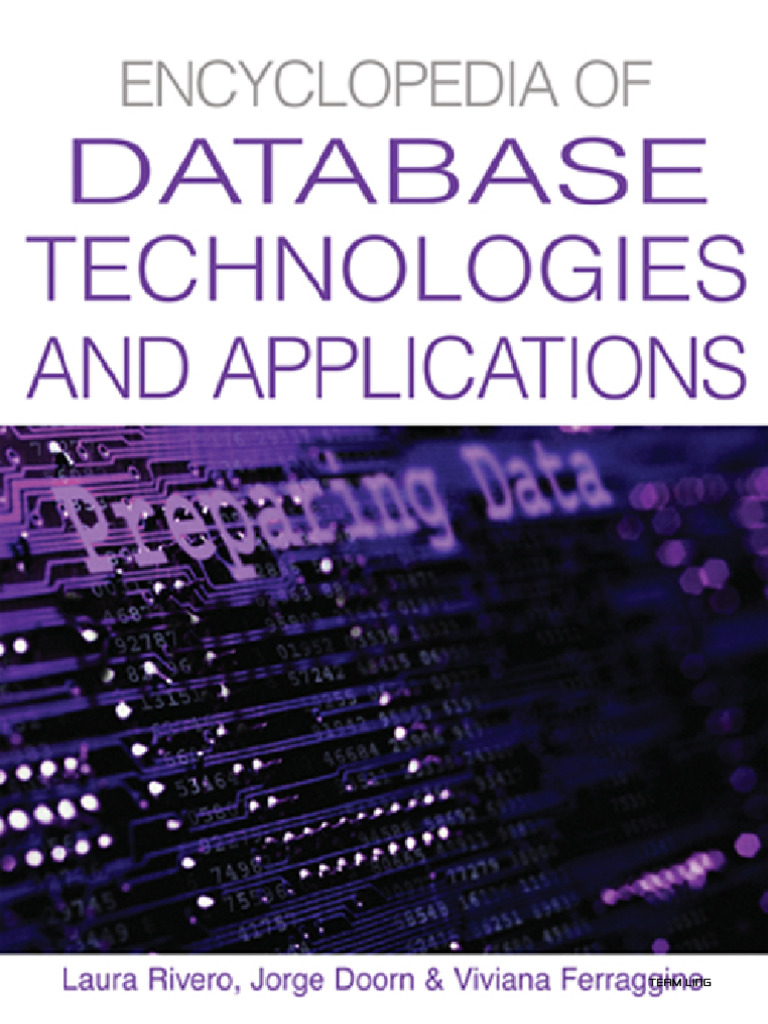 2006 - Rivero, Doorn & Ferraggine - Encyclopedia of Database Technologies and Applications | PDF ...