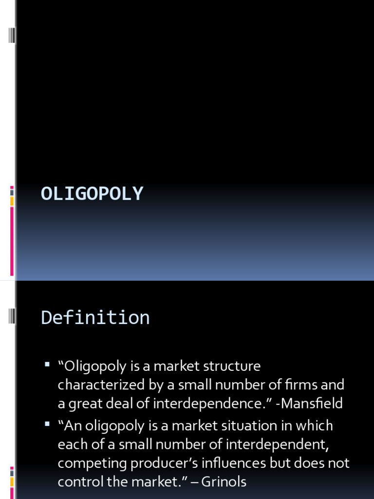 Oligopoly 5 | PDF | Oligopoly | Demand