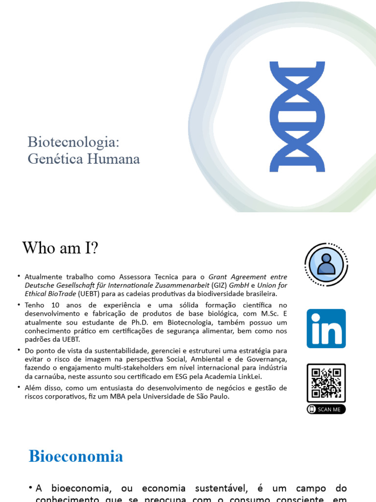 Biotecnologia Genetica Humana | PDF | Genética | DNA