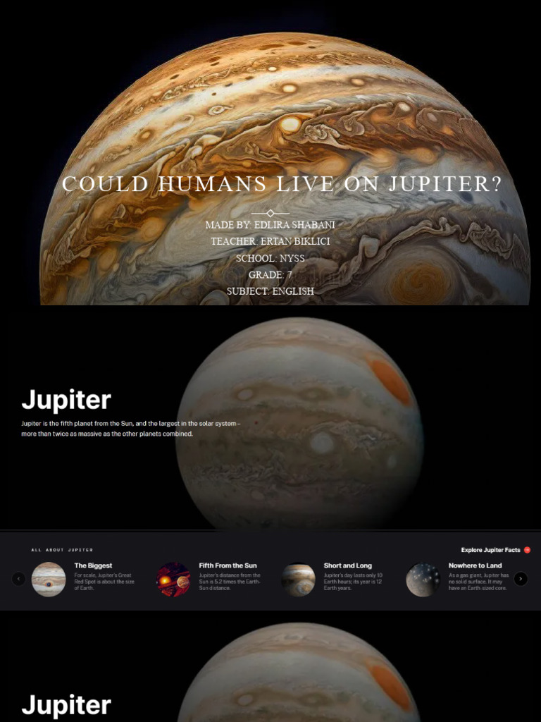 Life on Jupiter: Possibilities and Limits | PDF