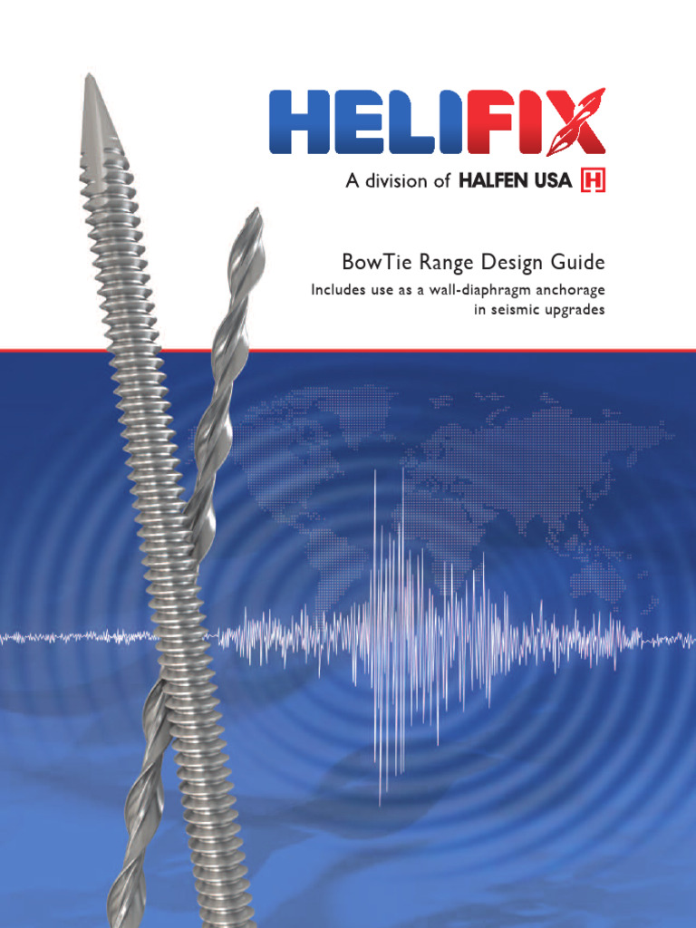 Helifix US BowTie Design Guide | PDF | Drill | Masonry