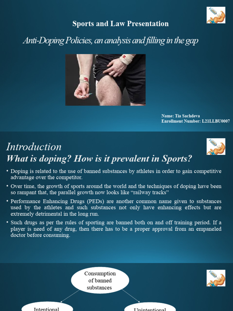 Anti-Doping Policies, An Analysis and Filling in The Gap: Sports and Law Presentation | PDF ...