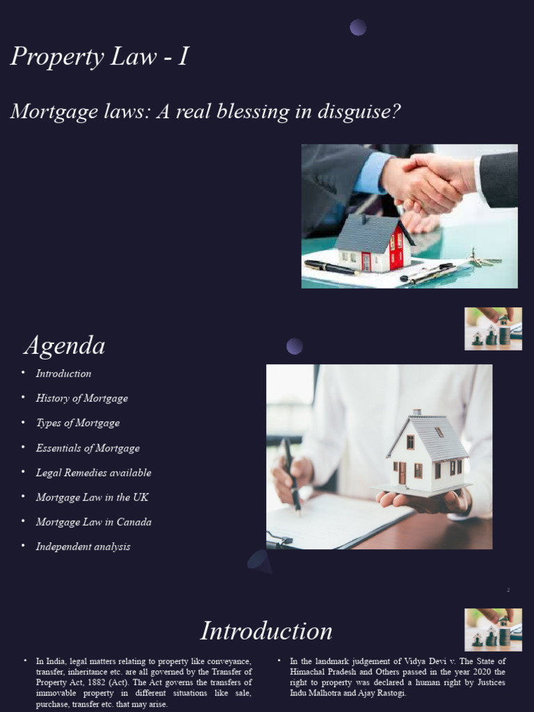 Mortgage Law Presentation | Download Free PDF | Mortgage Law | Mortgages