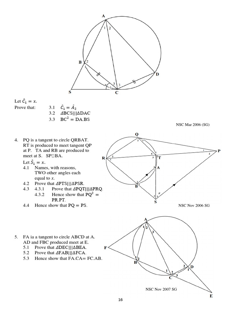 JIT TERM 1 Geometry Document For Collation - Removed | PDF | Circle | Triangle Geometry