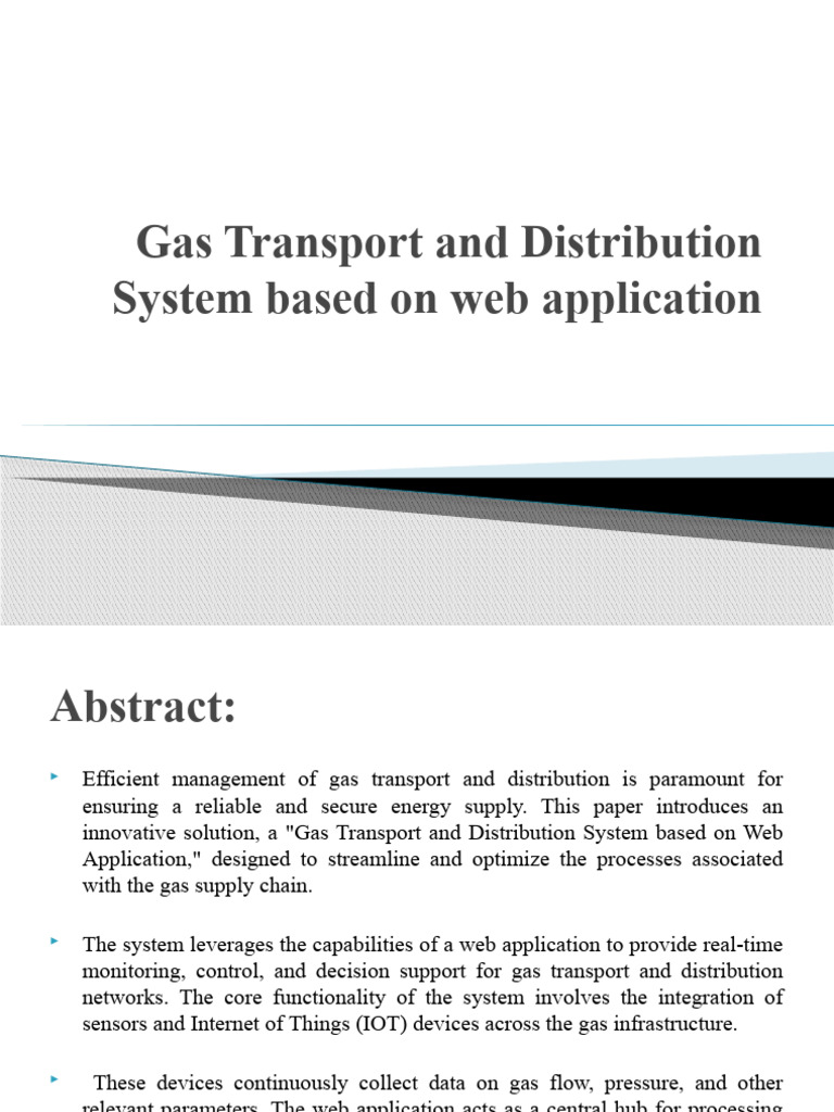 Web-Based Gas Transport System Overview | PDF | Internet Of Things ...