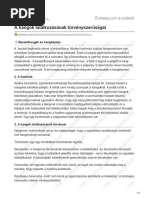 Magánhangzó Törvények | PDF