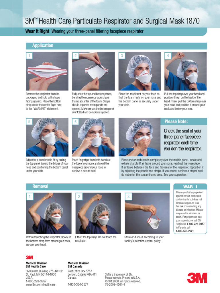 1870 Resp Surg Mask | PDF | Occupational Safety And Health