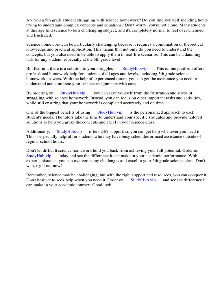 5th Grade Science Help Online | PDF | Worksheet | Science