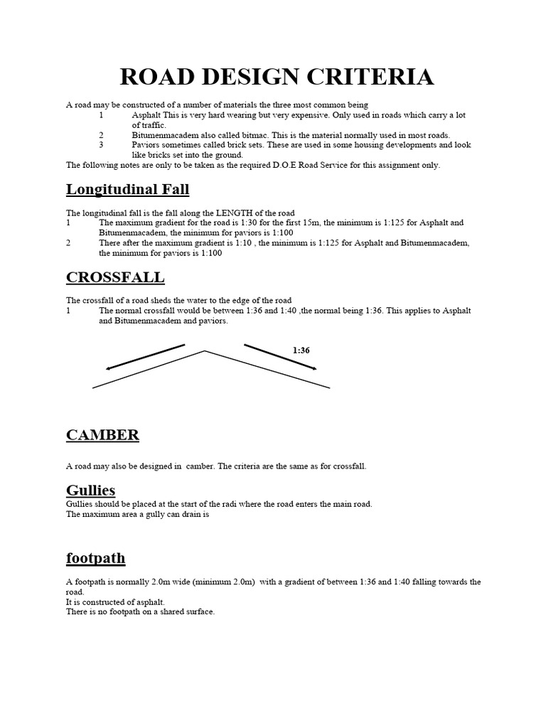 Road and Sewer Design | PDF | Storm Drain | Sanitary Sewer