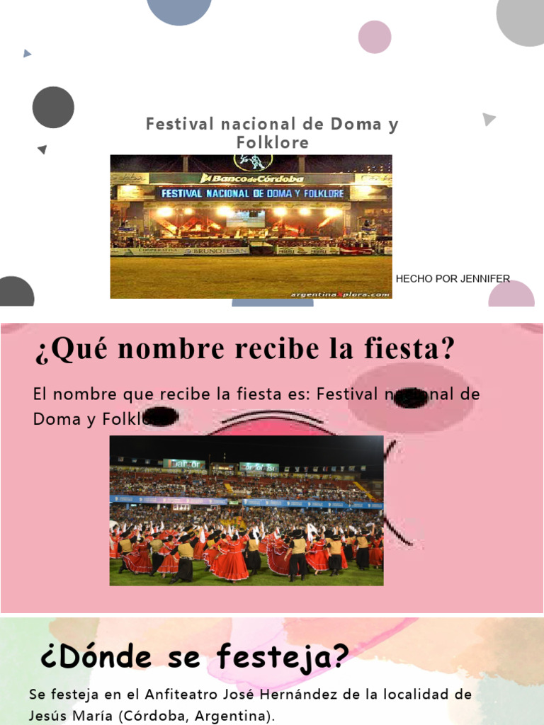 Festival Nacional de Doma y Folklore | PDF