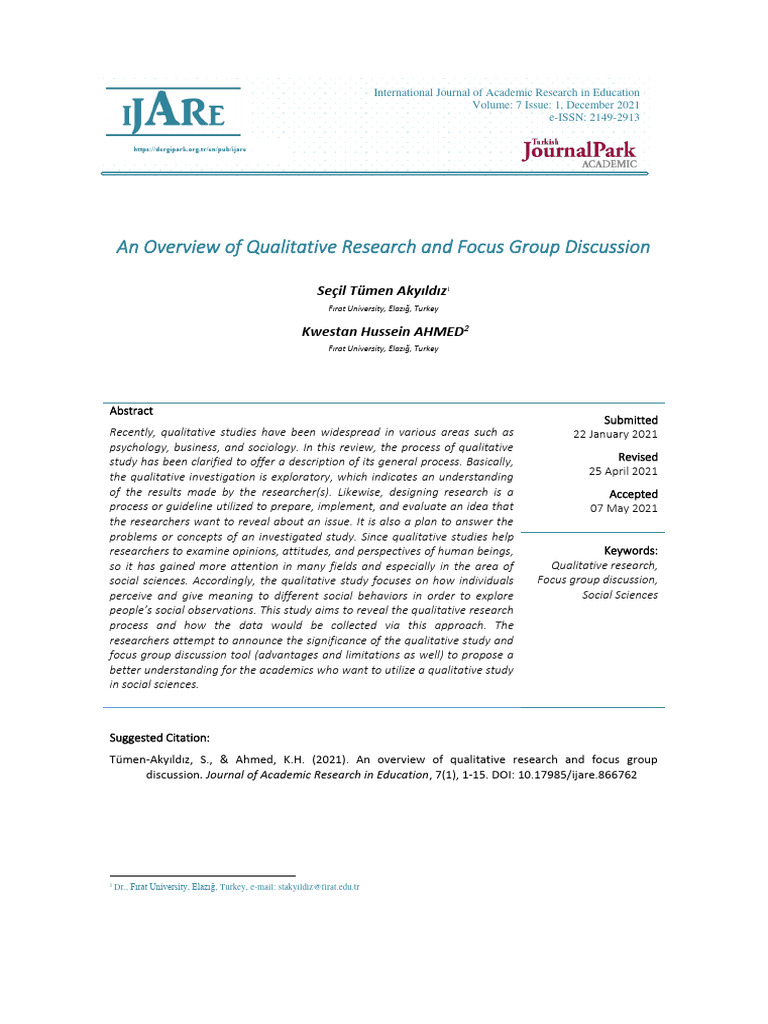 Qualitative Research Insights | PDF | Focus Group | Qualitative Research