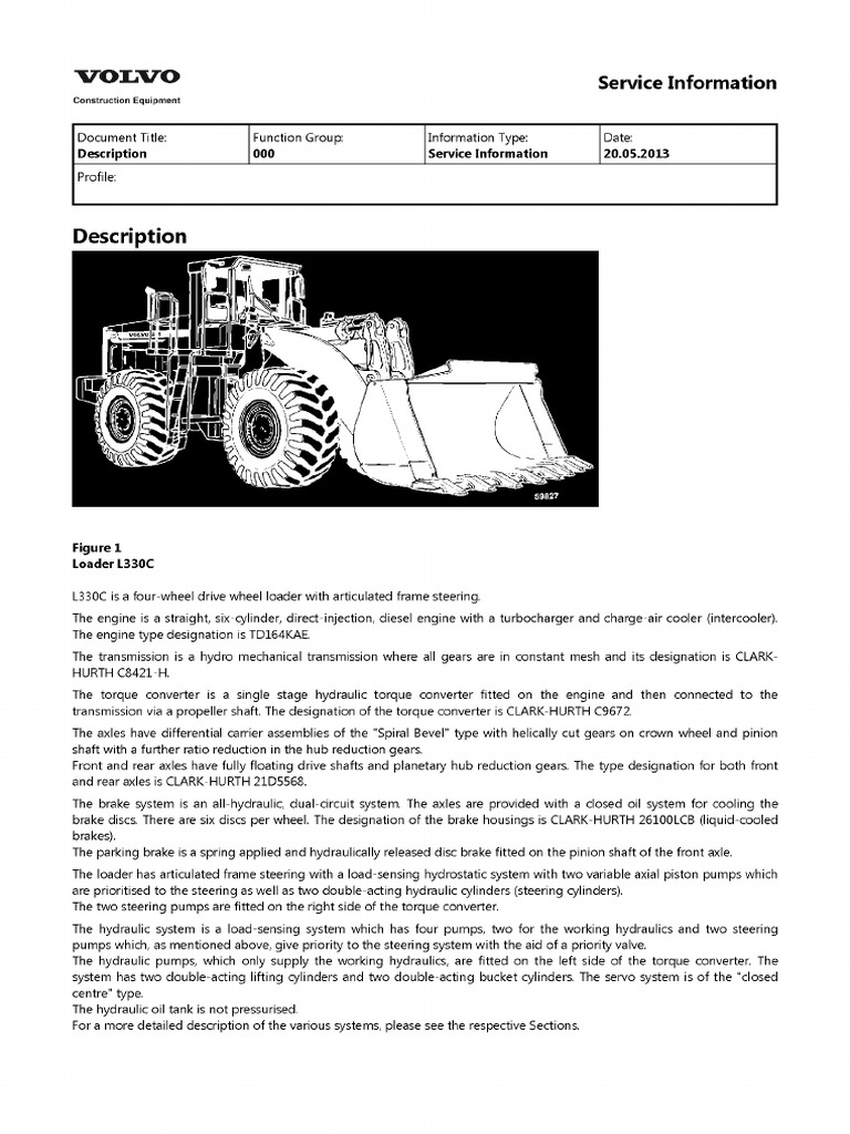 192060-Volvo L330C | PDF
