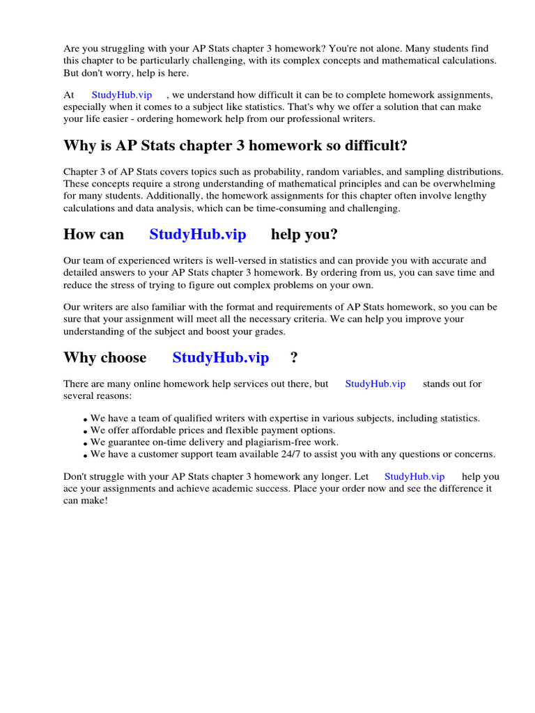 Ap Stats Chapter 3 Homework Answers Pdf Statistics Advanced Placement