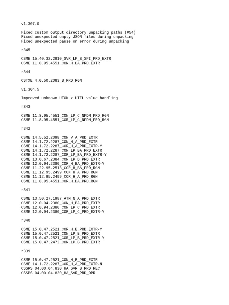 Changelog | Download Free PDF | Computing | Computer Data