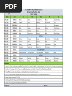 Annual Time Table 2024-25 | PDF