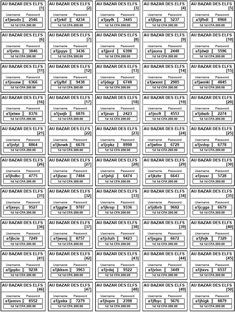 Voucher-AU BAZAR DES ELFS-200F-1J-up-546-04.02.24 | PDF | Data Model | Security Technology