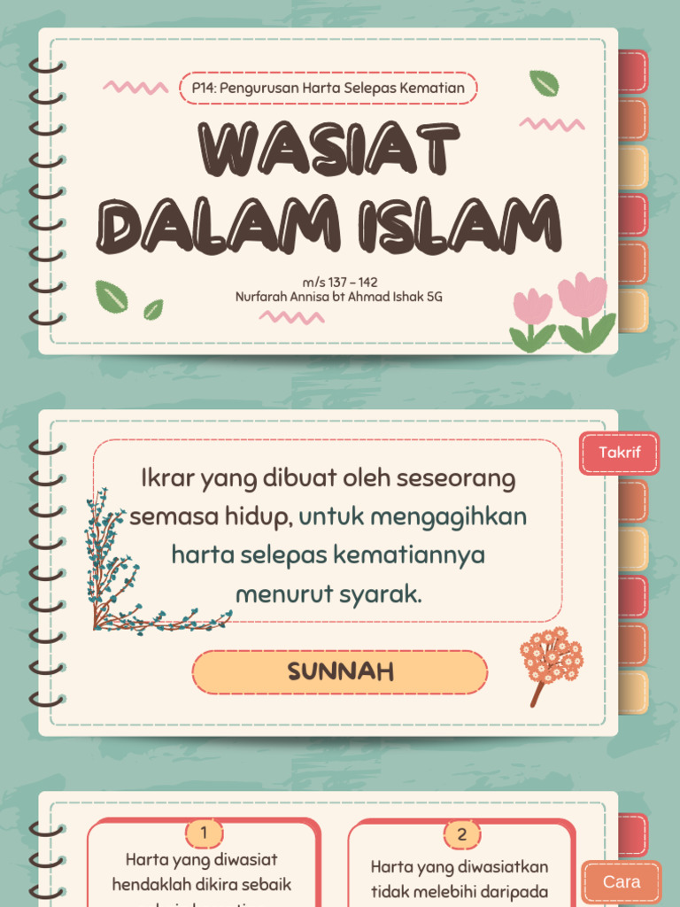 wasiat dalam islam f5 pai kssm | PDF