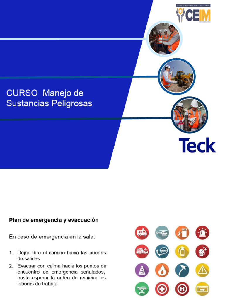 Manejo de Sustancias Peligrosas | PDF | Sustancias químicas | Peróxido
