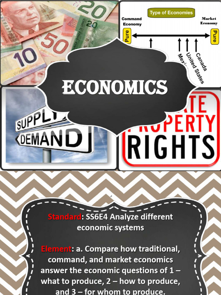 Economic Systems: Traditional, Command, Market | PDF | Prices | Market ...