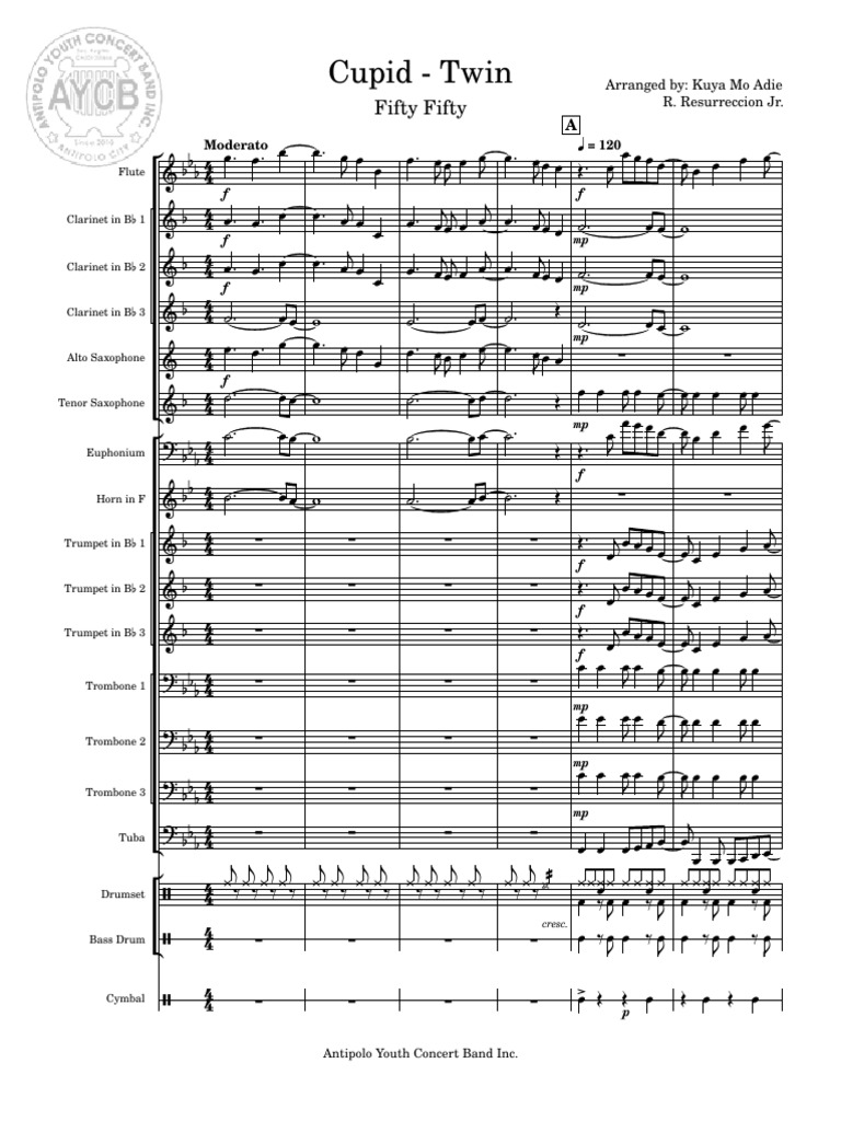 Cupid - Twin Full Band - Watermark | PDF | Musicology | Music Technology