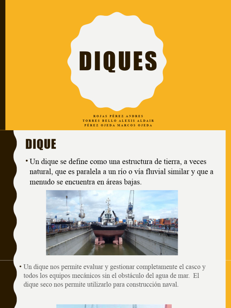 Tipos de Diques y su Uso Naval | PDF | Dique | Buques