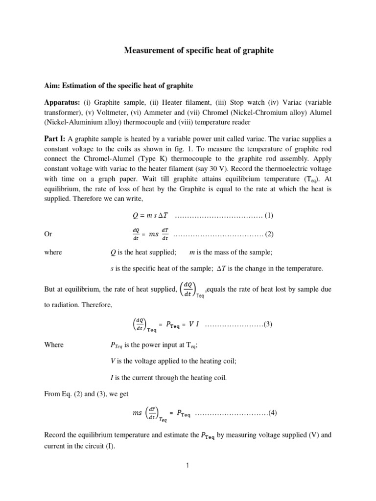Specific Heat of Solid | PDF | Physical Sciences | Materials Science