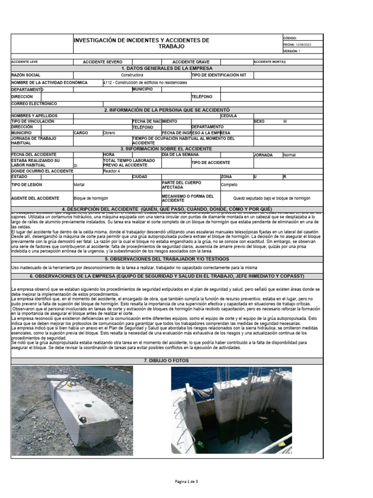 FORMATO Inv Acc CASO46 | PDF | Valores | Business