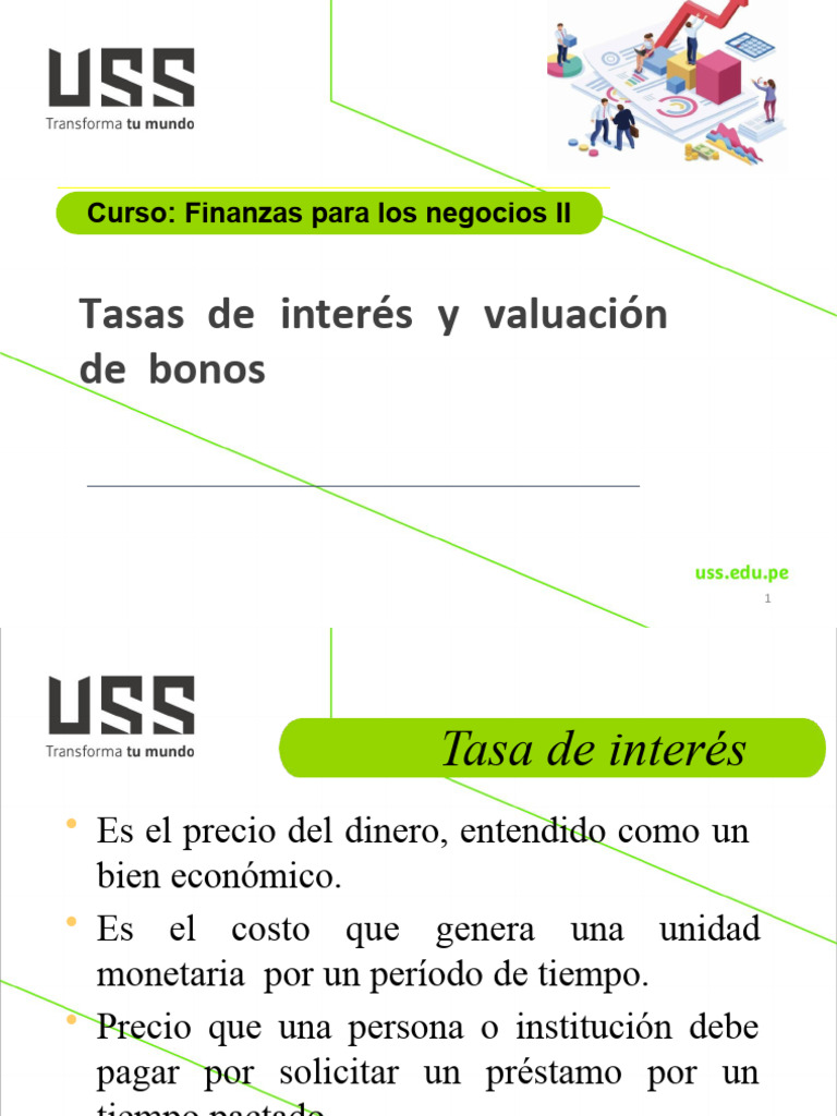 Semana 1 Tasas de Interes y Bonos | PDF | Compartir (Finanzas) | Interés