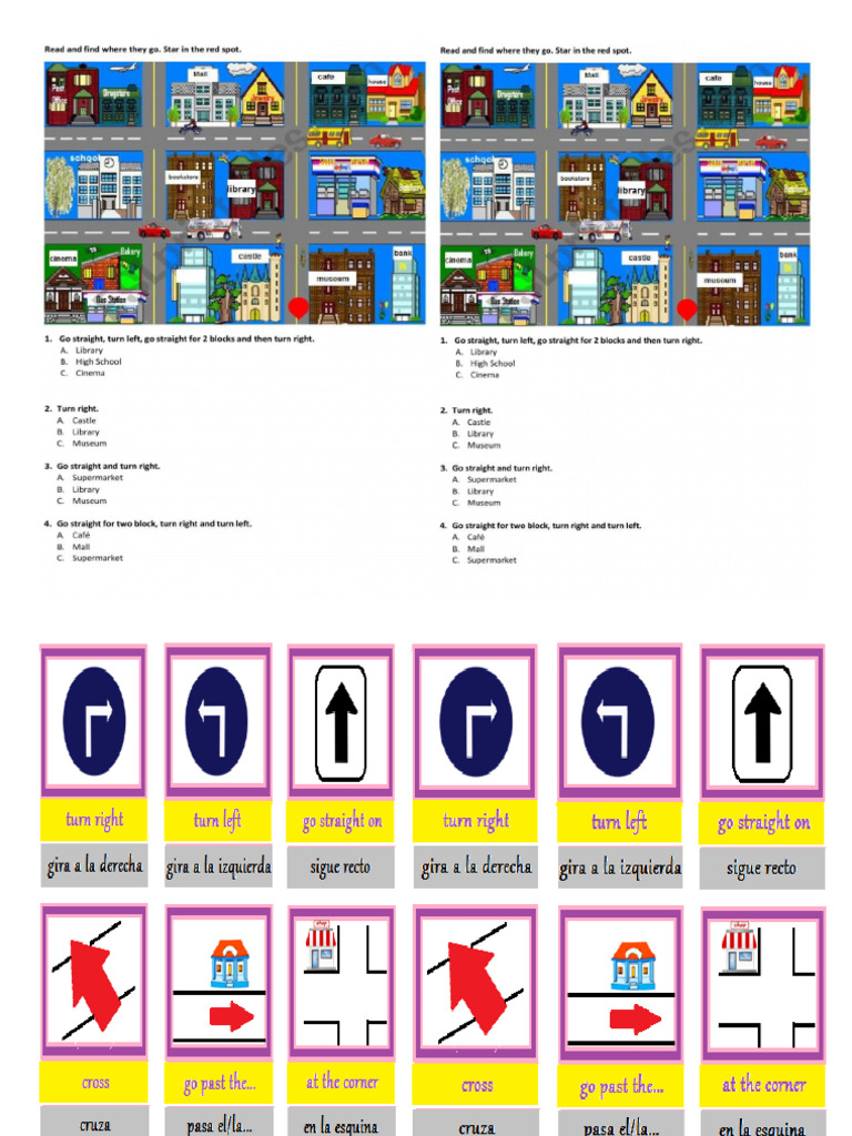 Prepositions Unit 2 City | PDF