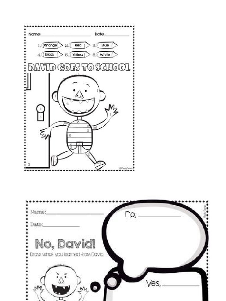 David Goes To School | PDF