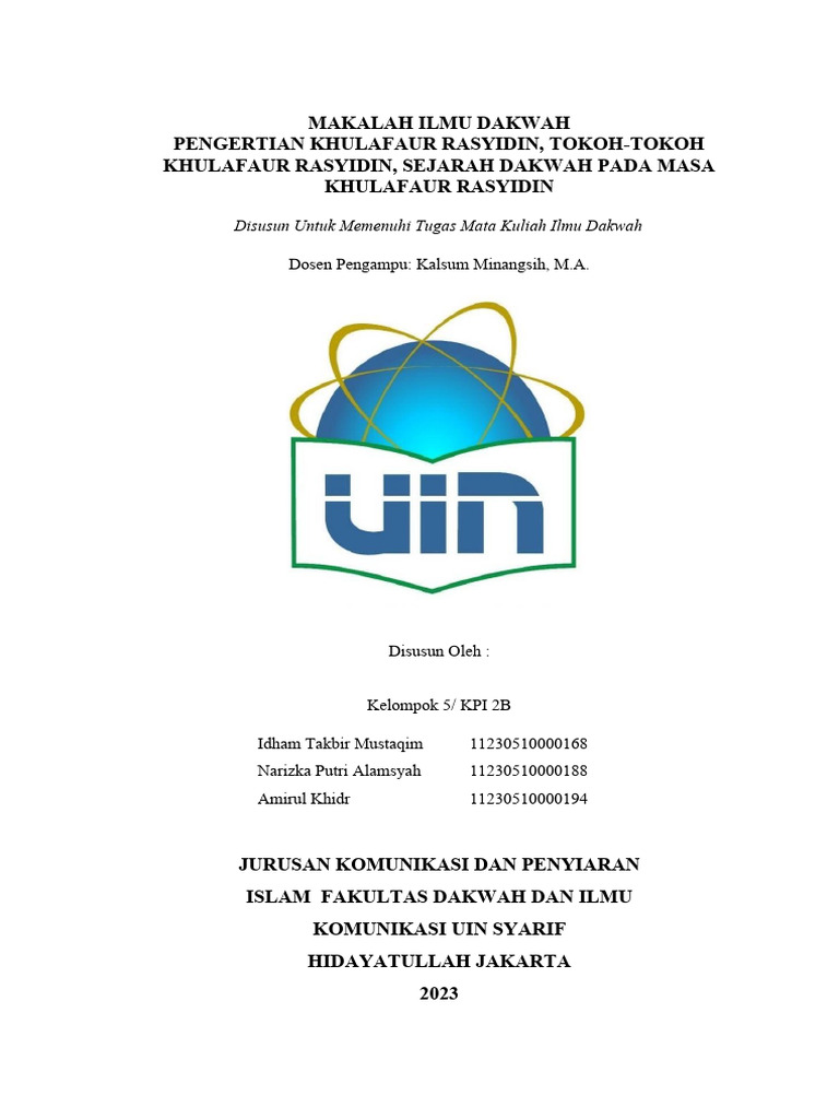 Ilmu Dakwah Kel 5 On Progress Tinggal No Halaman | PDF | Agama & Spiritualitas