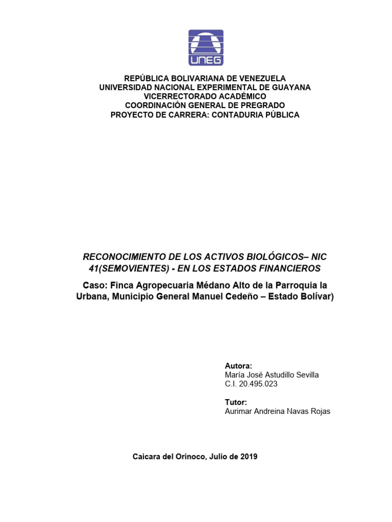 La Nic 41 | PDF | Contabilidad | normas internacionales de INFORMACION ...