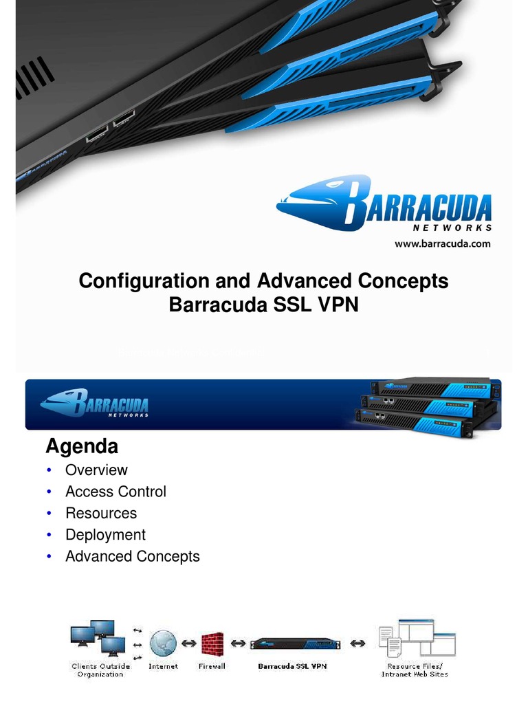 BT281 Barracuda SSL VPN Training | PDF | Proxy Server | Radius