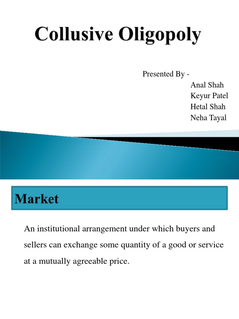 Collusive Oligopoly and OPEC Insights | PDF | Cartel | Oligopoly