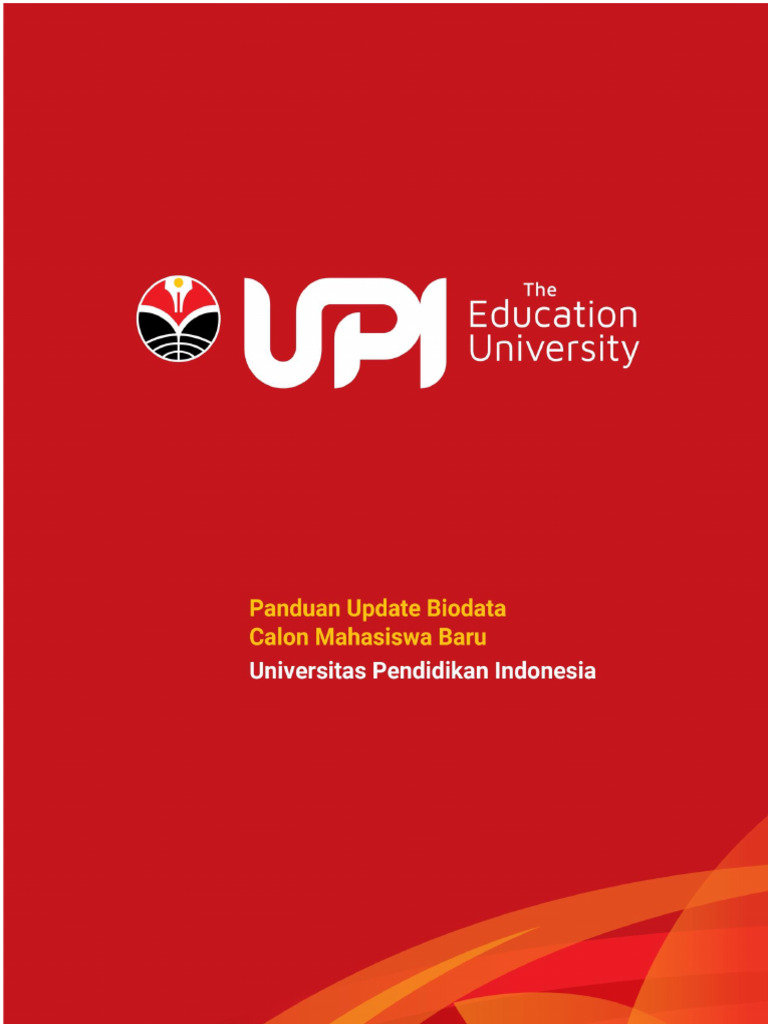 Panduan Update Biodata Calon Mahasiswa UPI | PDF