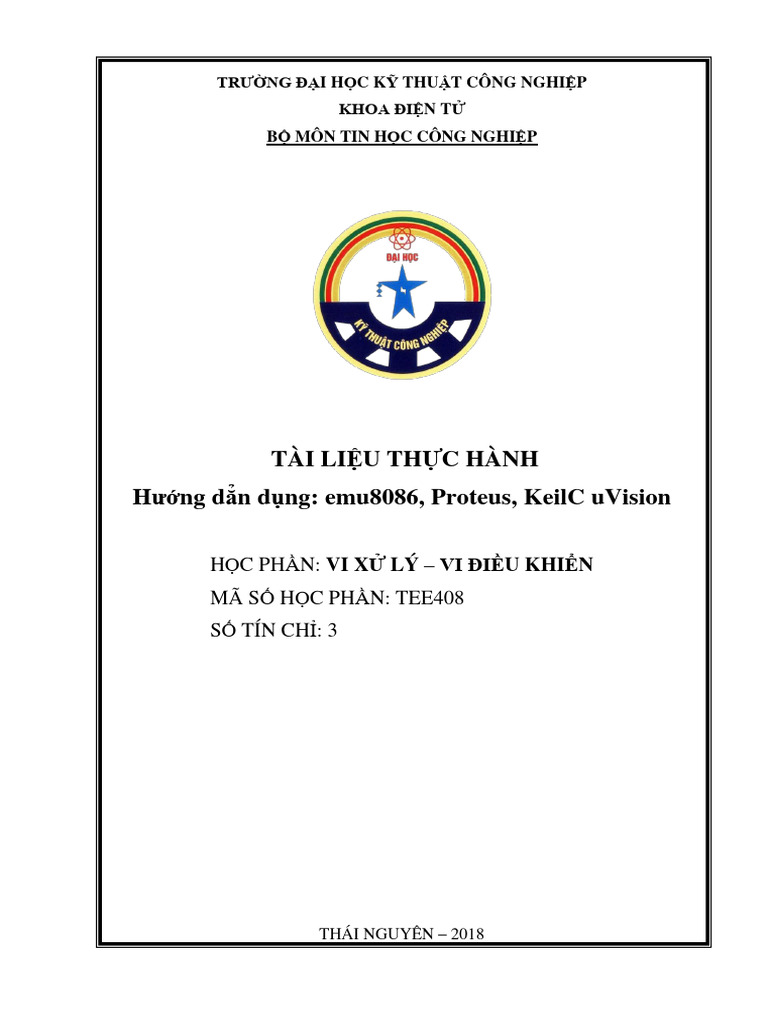 Huong Dan Emu8086, Proteus, Keil C UVision | PDF