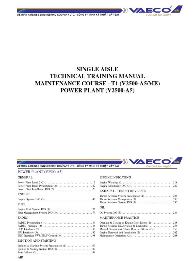 A320321 Ata70 b1 Vaeco | PDF | Engineering | Propulsion