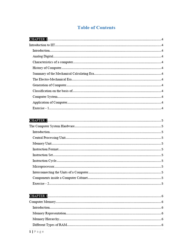 Table of Contents | PDF | Computer Data Storage | Computer Network